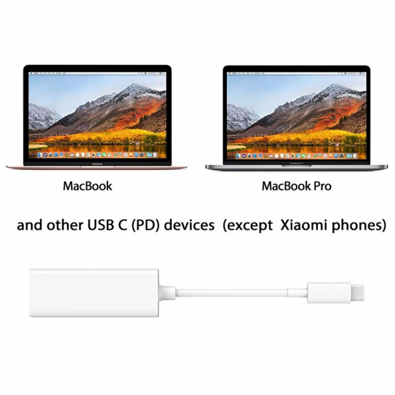 Adapter USB-C na MagSafe 1 (kształt L) i MagSafe 2 (kształt T) do ...